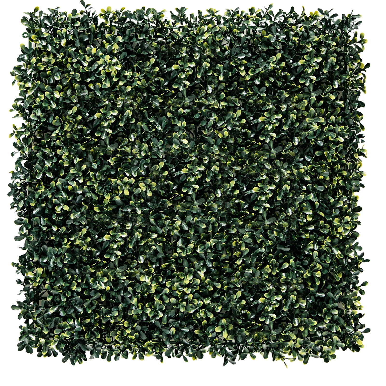 Vicamelia 12 Pcs 20" X 20" Artificial Peanut Leaf Hedges Panels Plant ...