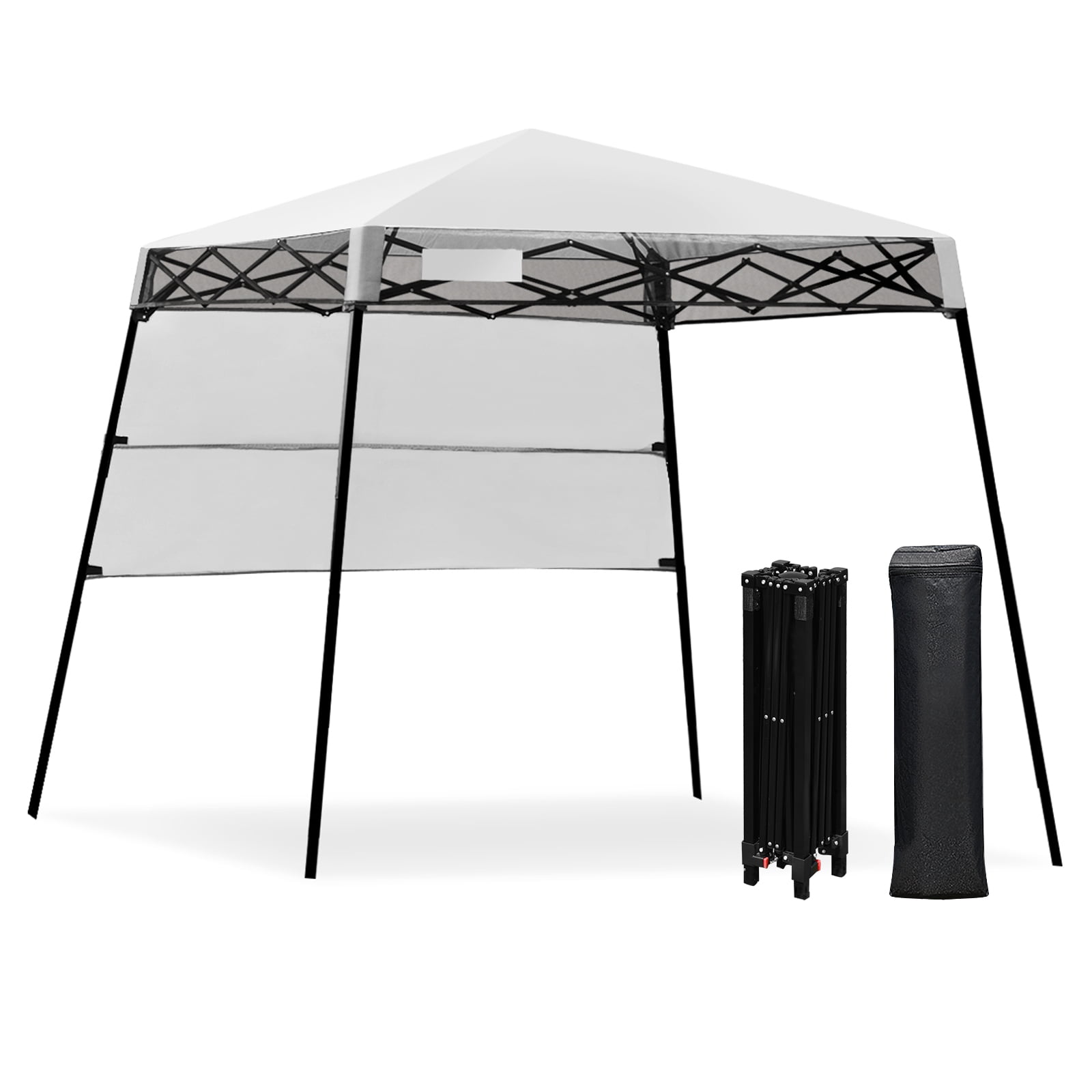 Vicamelia 6x6 ft Pop-up Canopy with Slant Leg, Lightweight Sun ...