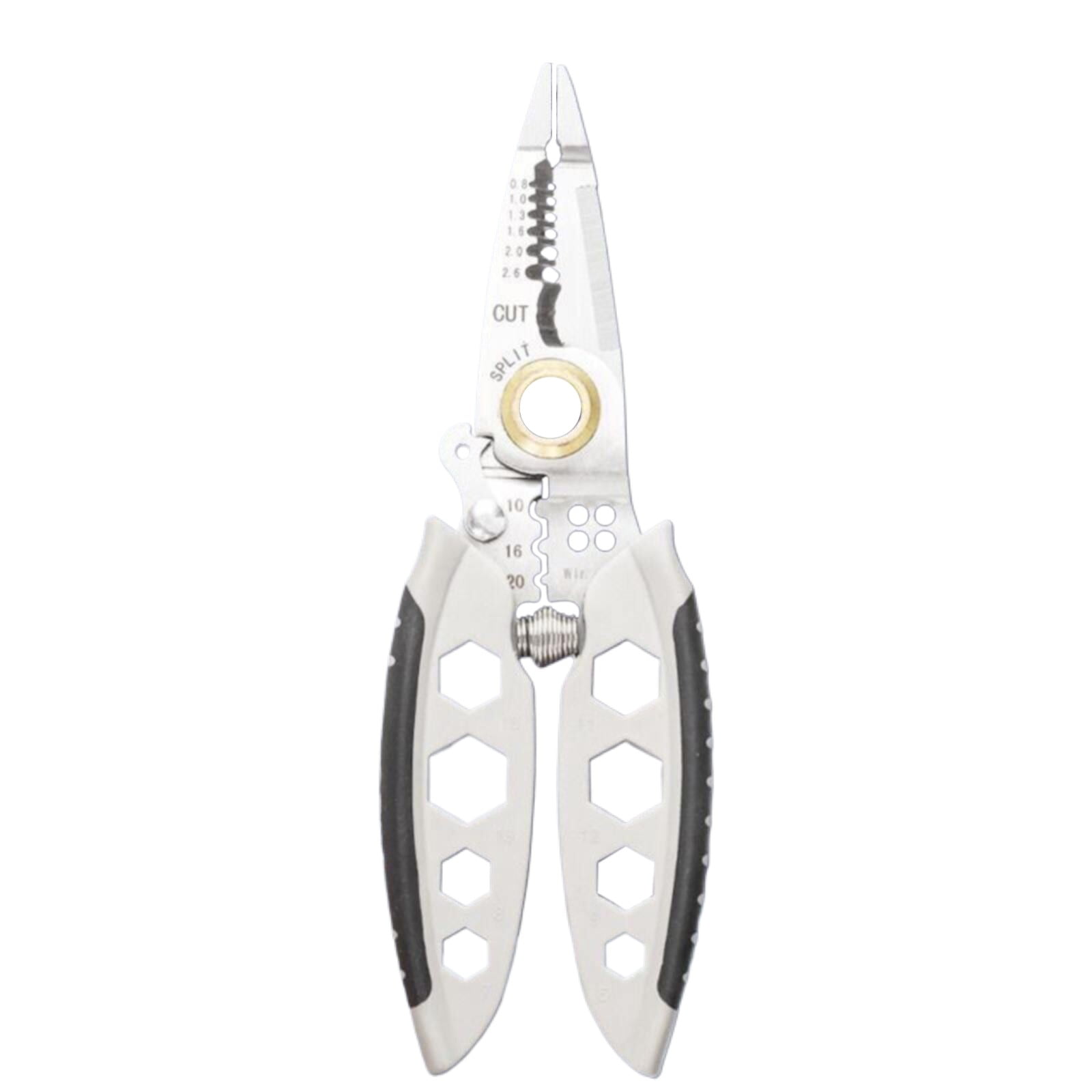 Vicbovo 7 Inch Multipurpose Wire Stripper Tool Gift Heavy Duty Multi ...