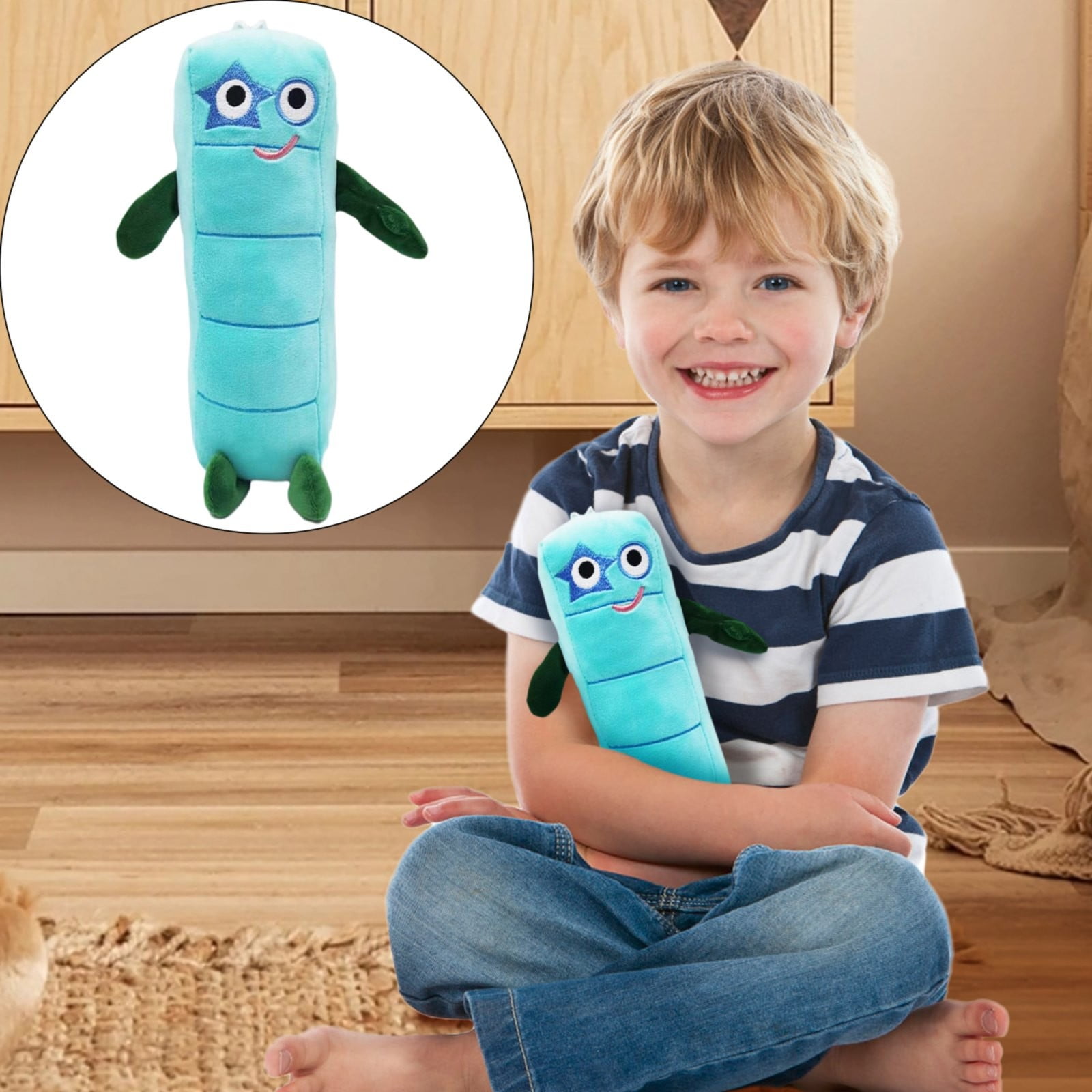 Vicbovo Number-Blocks Plush Doll, Mathematics 3 5 Enlightenment Plush ...