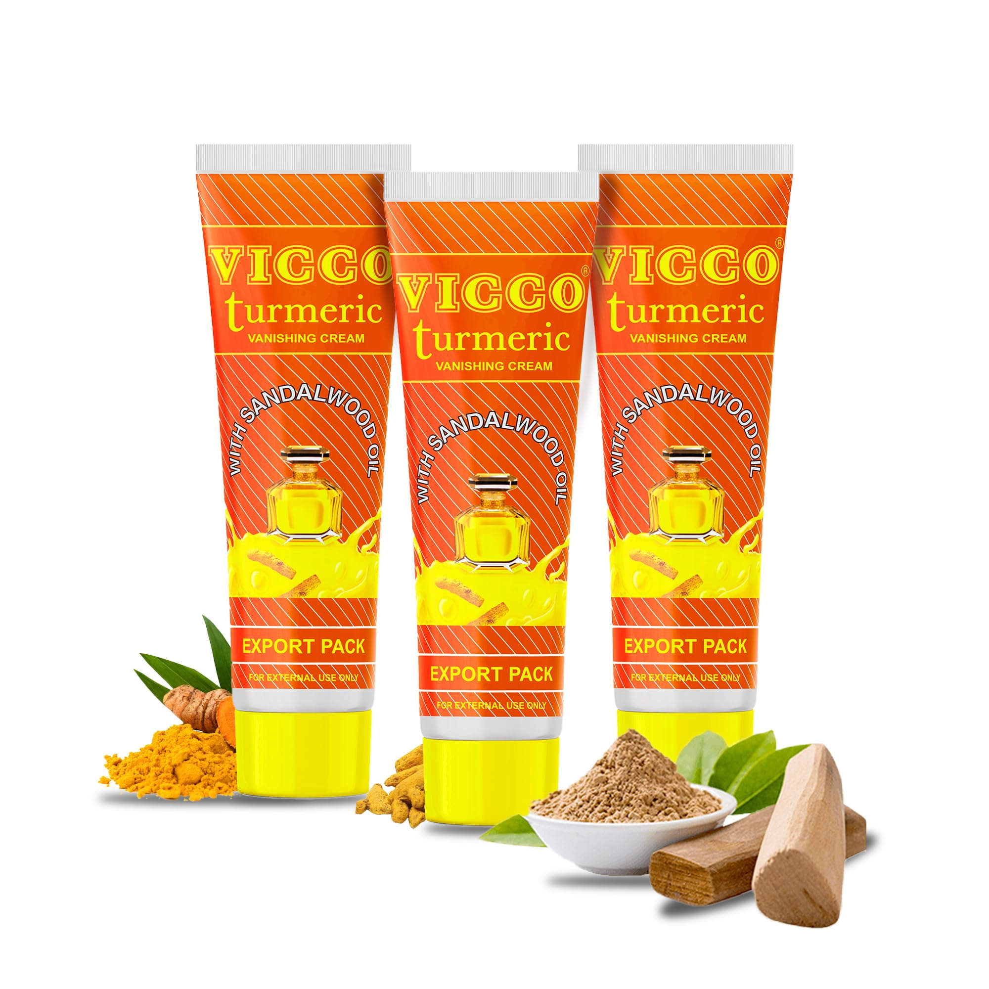 Vicco Turmeric Face Moisturizer BCA3 Cream, with Sandalwood Oil 70 Year ...