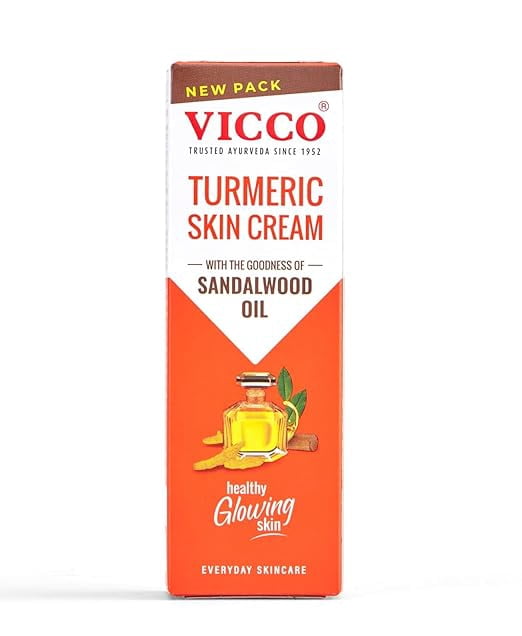 Vicco Turmeric Skin Cream | 100% Natural Ayurvedic Relief with Turmeric ...