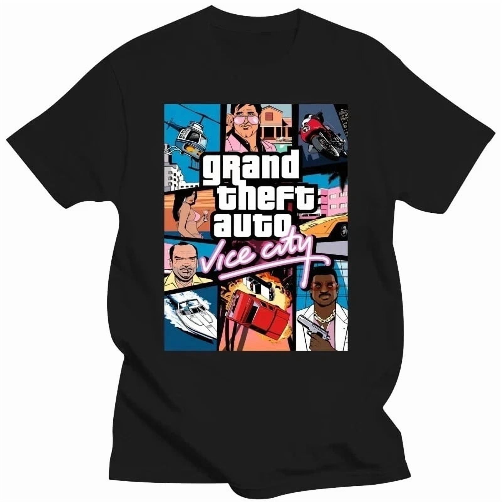 Vice City T-Shirts, Game Print Streetwear Men Women Fashion, Shirt For ...