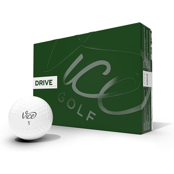 Vice Golf Drive White Golf Ball - 1 Dozen - Walmart.com