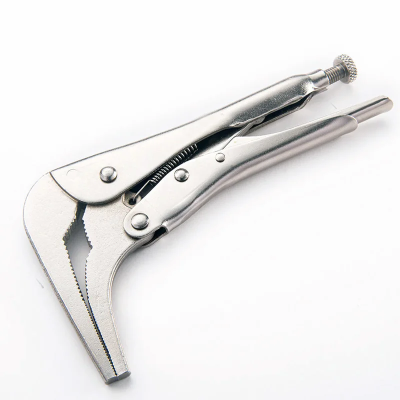 Vice Grip Plier Wrench 90 Bent Nose Locking Pliers Crimping Steel ...