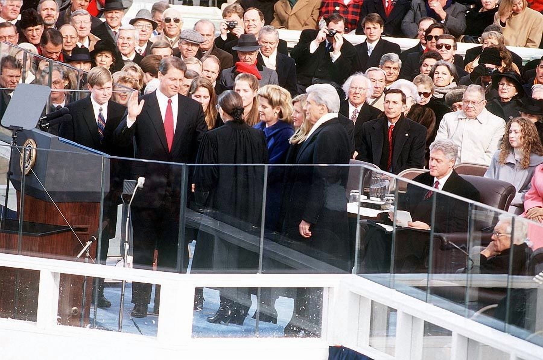 Vice President Al Gore 1997 Oath of Office Style - A - 12x18 Inch ...