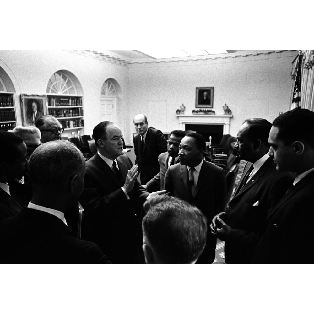 Vice President Hubert Humphrey With Civil Rights Leaders. ( - Walmart.com