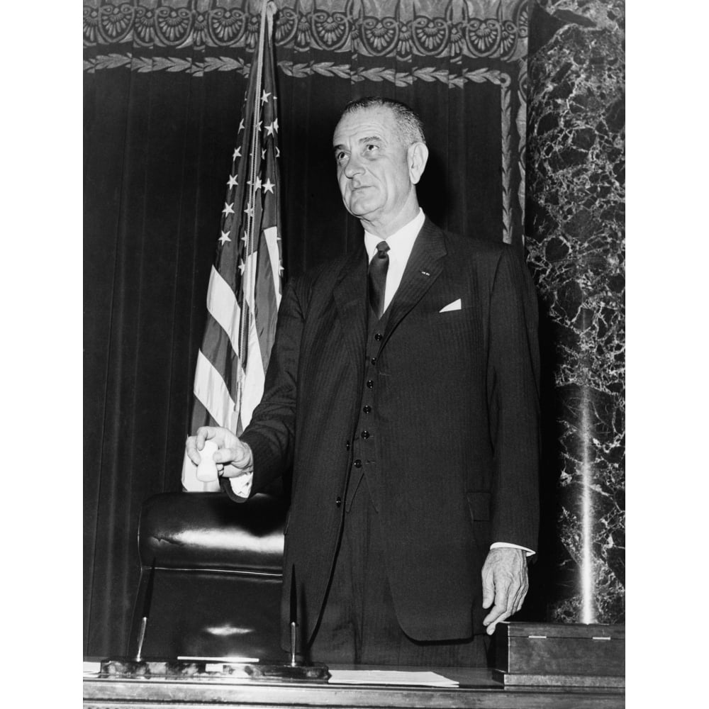 Vice President Lyndon Johnson History (24 x 36) - Walmart.com