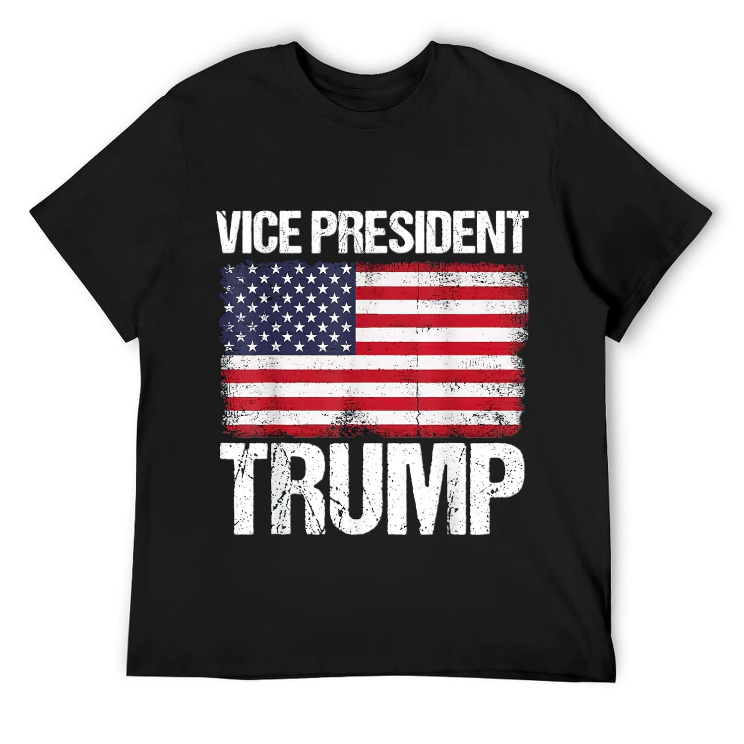 Vice President Trump USA Flag Funny Joe Biden 2024 Quotes T-Shirt ...