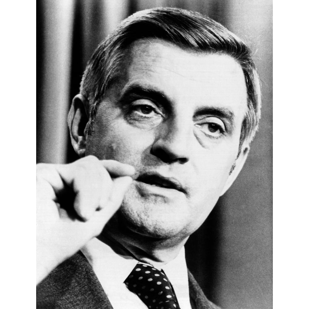 Vice President Walter Mondale Speaking During The 1980 Presidential ...