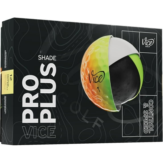 Vice Pro Plus Golf Balls (2025 Model) Shade Yellow Orange - Walmart.com