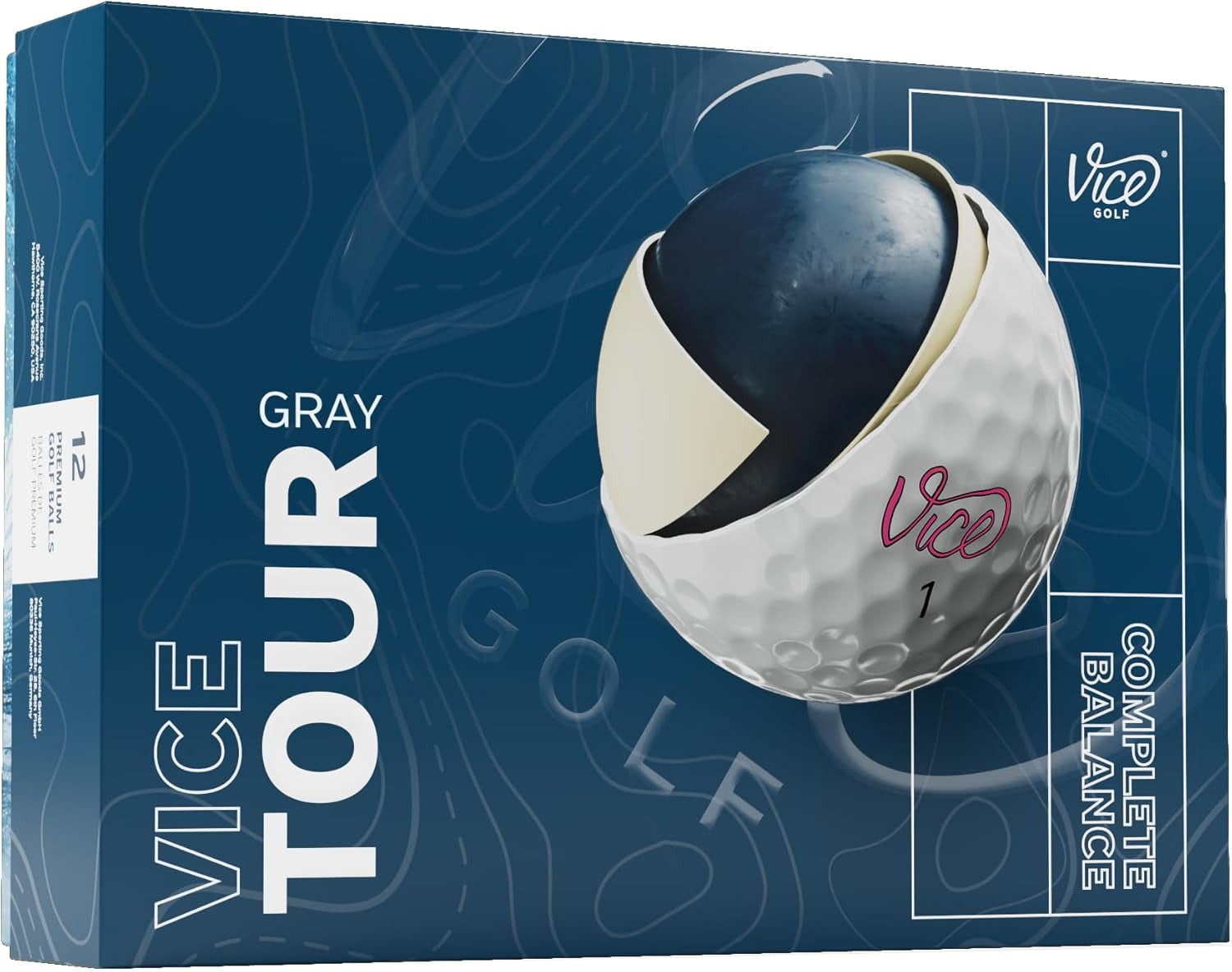 Vice Tour Grey Golf Balls - Walmart.com
