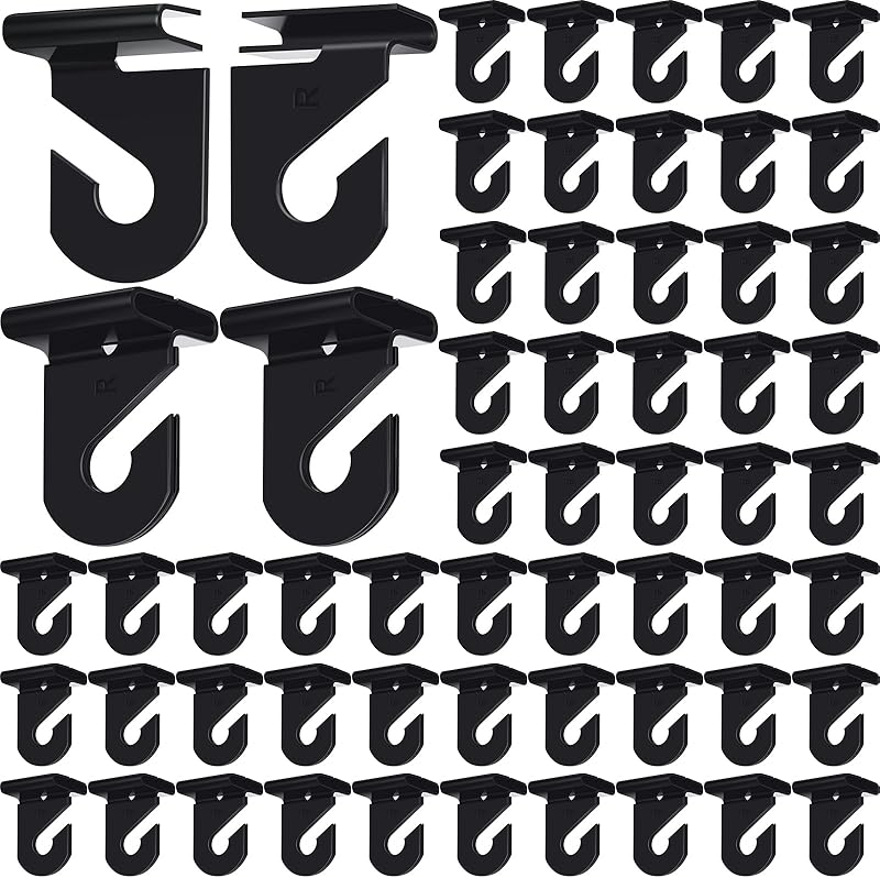 Vicenpal 100 Pair Drop Ceiling Hooks Bulk for Classrooms Hanging, Metal ...