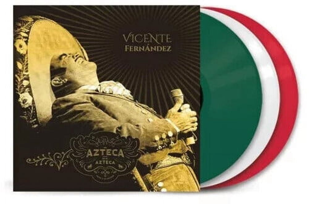 Vicente Fernandez - Un Azteca En El Azteca - 3LP+DVD +LP - Walmart.com