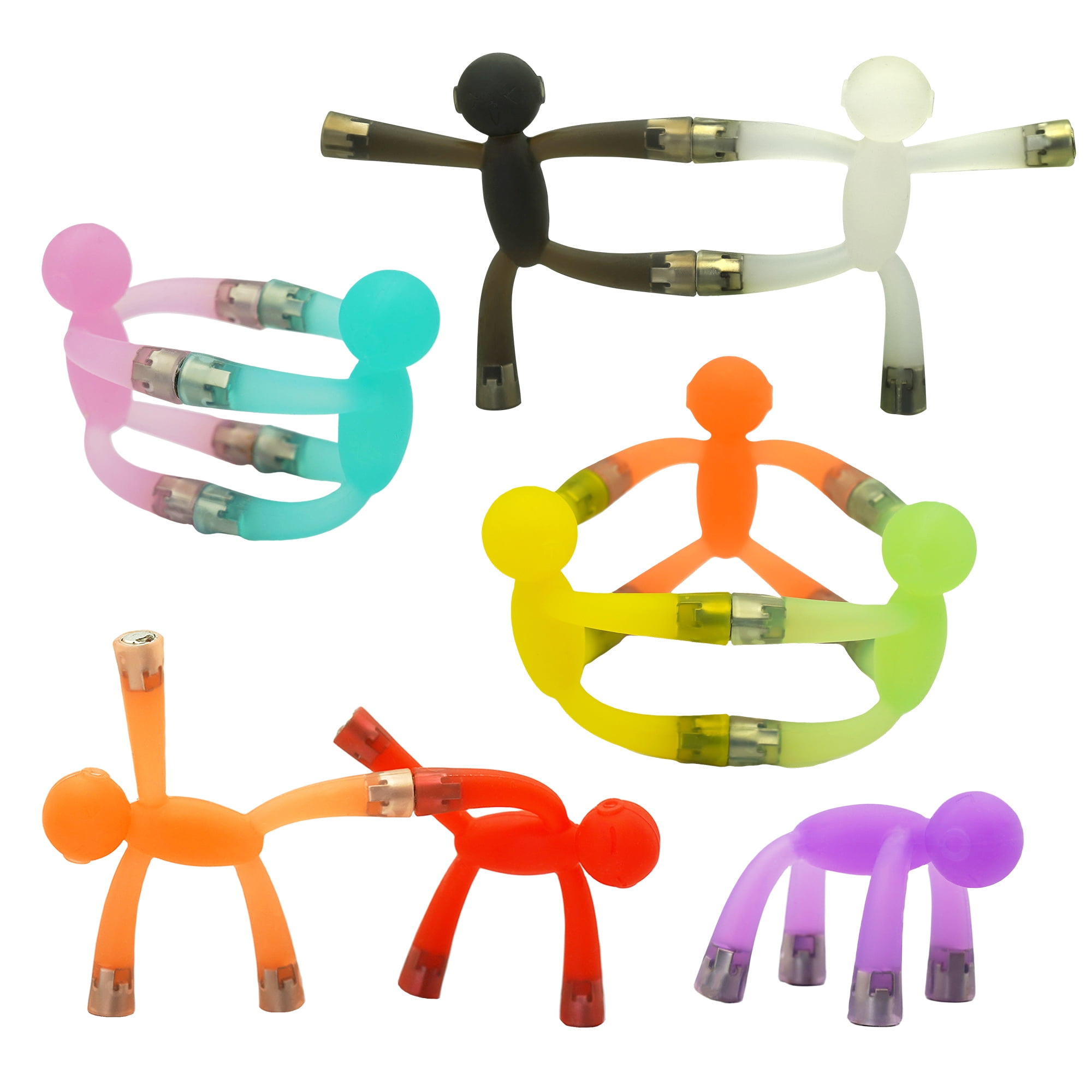 Vicer Cute Mini Man Magnetic Translucent Toy For Children's Novelty ...