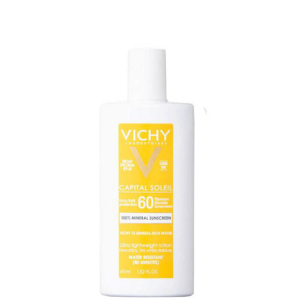 Vichy Capital Soleil SPF 60 Tinted Mineral Face Sunscreen, UV Solar ...