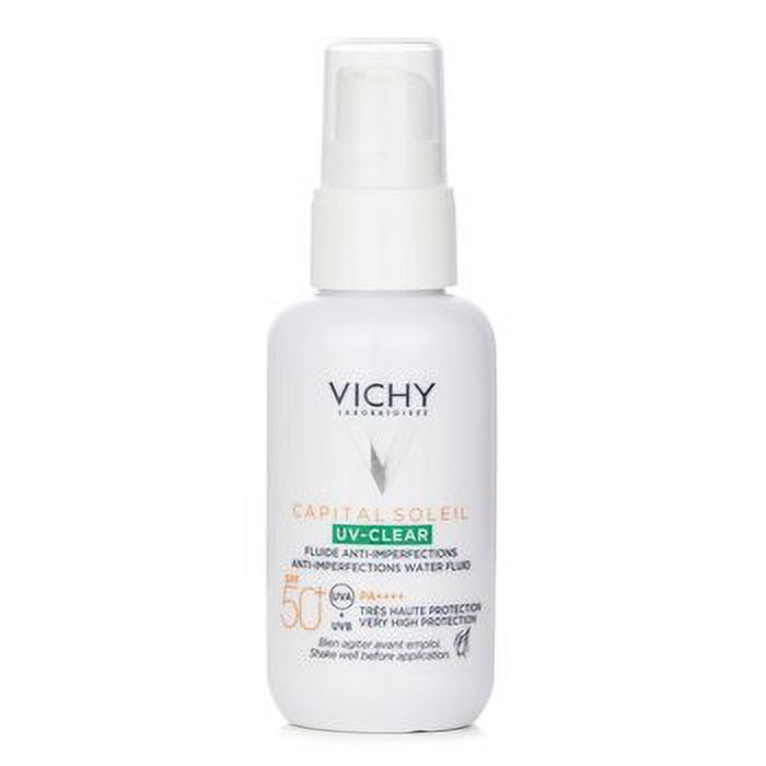 Vichy UV-Clear SPF 50 Sunscreen Fluid for Oily Skin with Mattifying and ...
