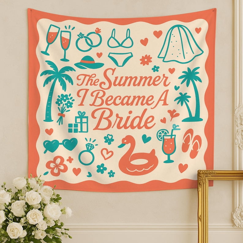 ViciArt The Summer I Became a Bride Tapestry – 51"x60" Polyester ...