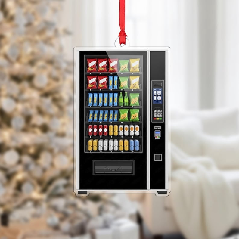 ViciArt Vending Machine Ornament – Snack & Drink Christmas Decor ...