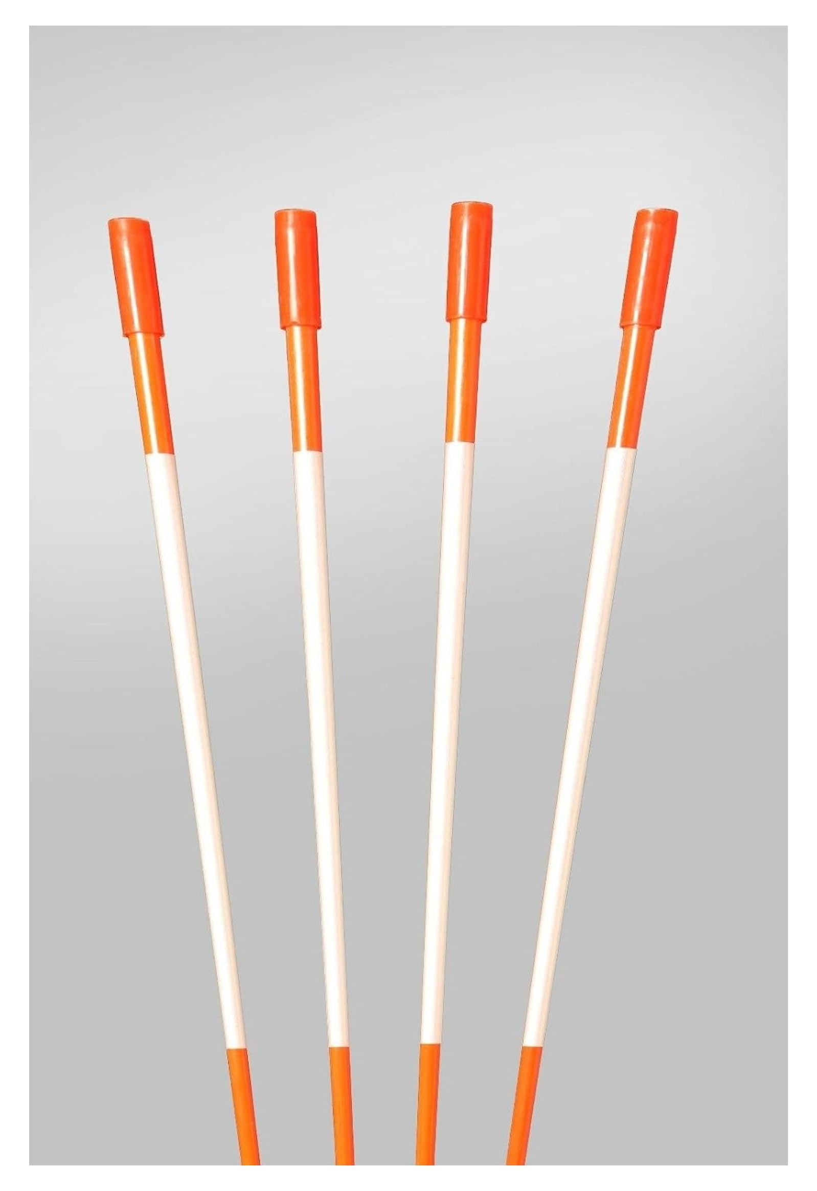 Vicien 72" Fluorescent 6 FT. Orange 25 Driveway Markers, Reflective ...