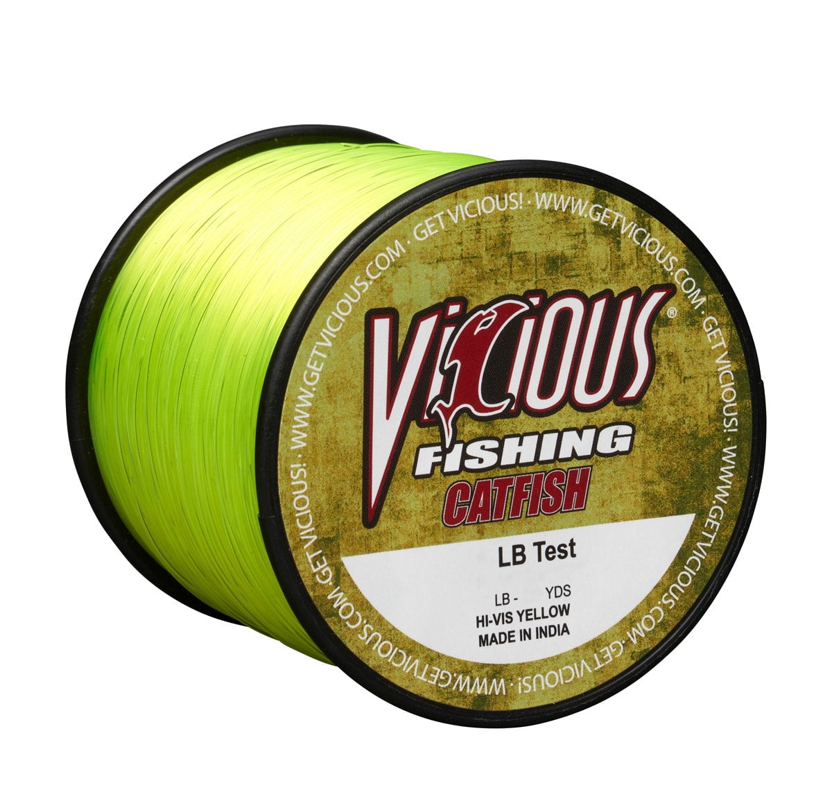 Vicious Catfish Hi-Vis Yellow Mono - 30 Lb Test - Walmart.com