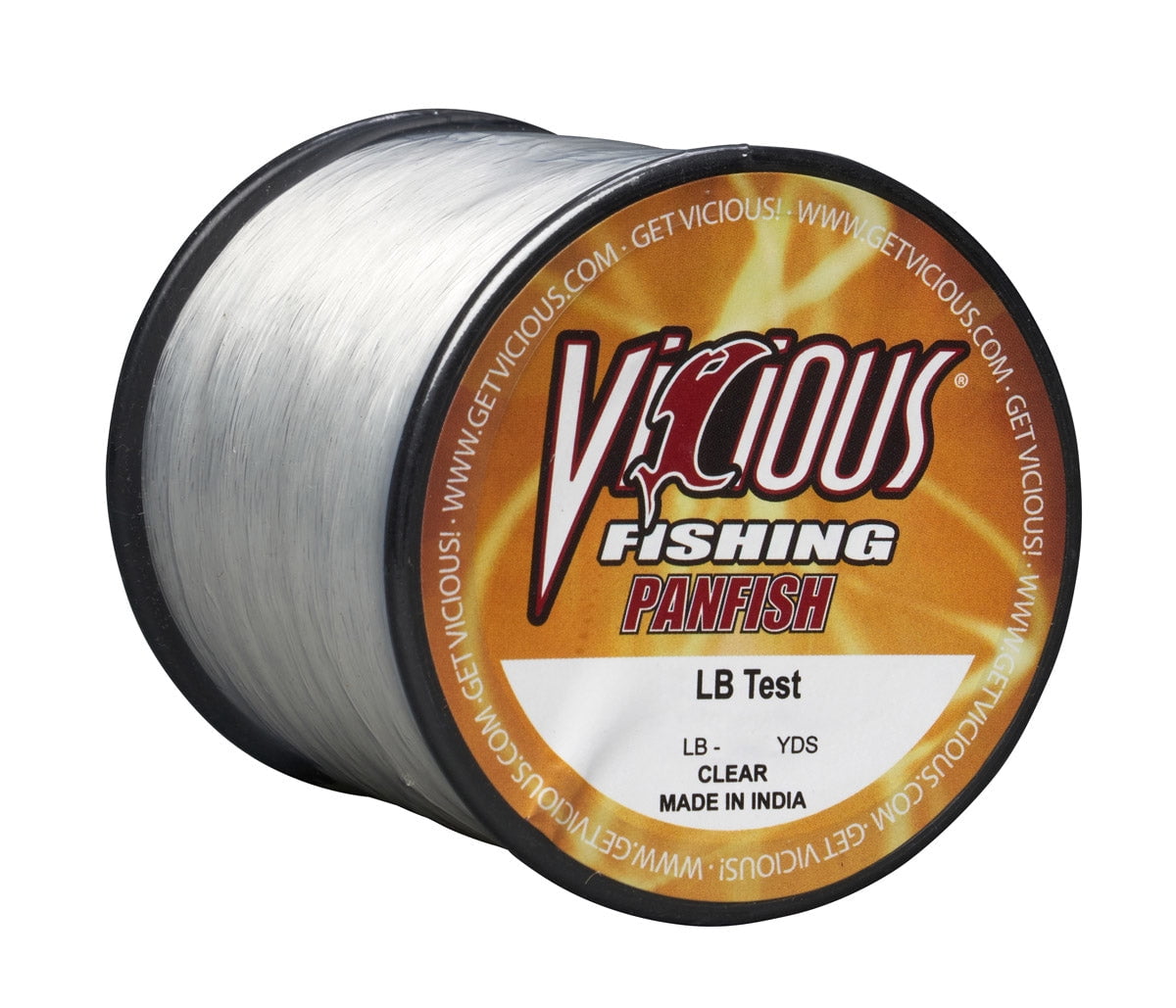 Vicious Panfish Clear Mono - 4 Lb Test - Walmart.com