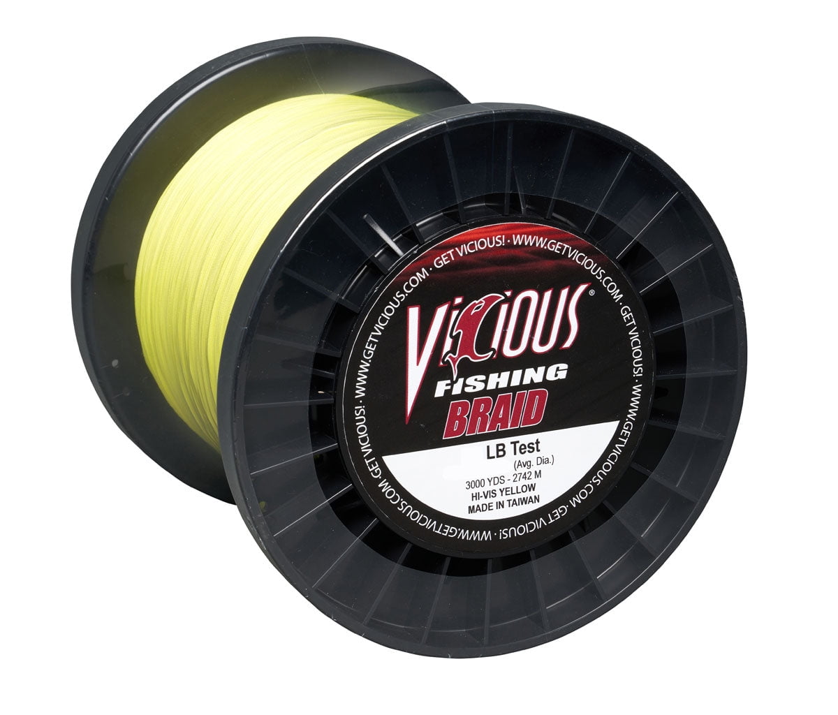 Vicious Standard Yellow Braid - 80 Lb Test - Walmart.com