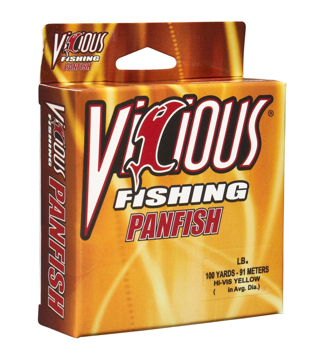 Vicious Panfish Hi-Vis Yellow Mono - 6 Lb Test - Walmart.com