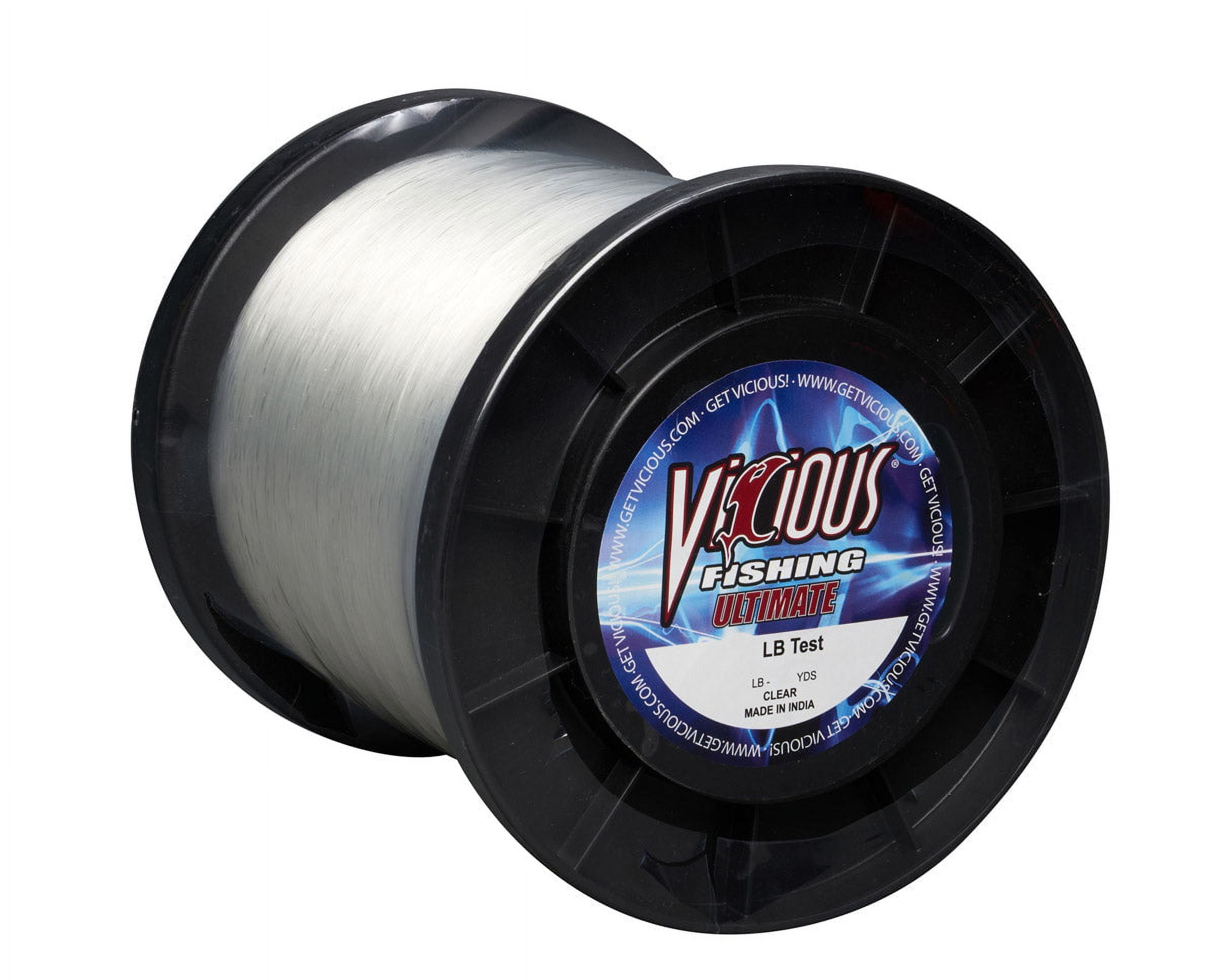 Vicious Ultimate Clear Mono - 2LB Spool - Walmart.com