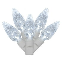 Vickerman 70 Green M5 LED Icicle Light on White Wire, 9' Christmas ...