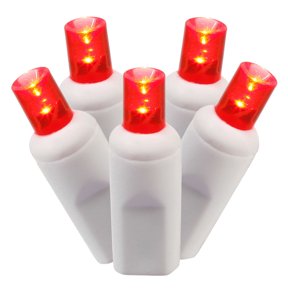 Vickerman 35 Multi-Colored LED, 15' Battery Operated Christmas Light ...