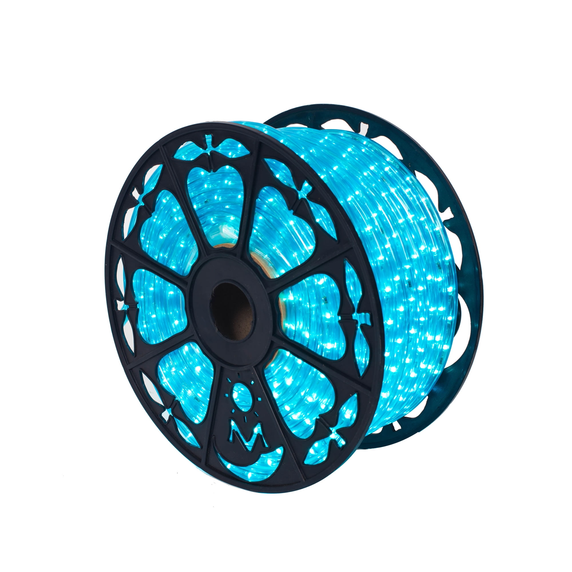 Vickerman 150' x .5" Teal LED Rope Light Spool, 120 Volt. - Walmart.com