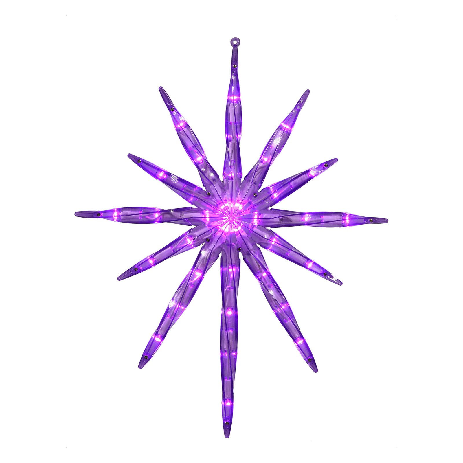 Vickerman 17 in. Purple LED Starburst Light - Walmart.com