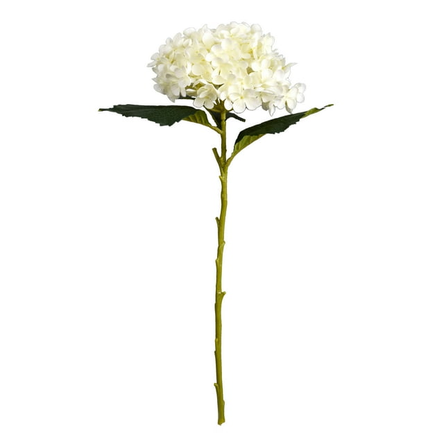 Vickerman 19" Artificial White Hydrangea Spray. Includes 3 sprays per ...