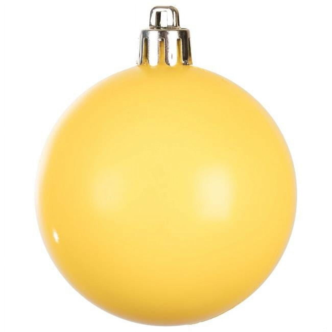 Vickerman 2.4" Yellow Shiny Ball Ornament, 24 per Bag - Walmart.com