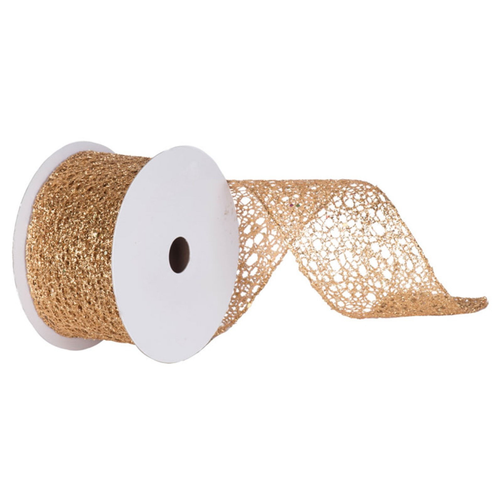 Vickerman 4" x 10yd Magenta Glitter Mesh Ribbon Ribbon - Walmart.com