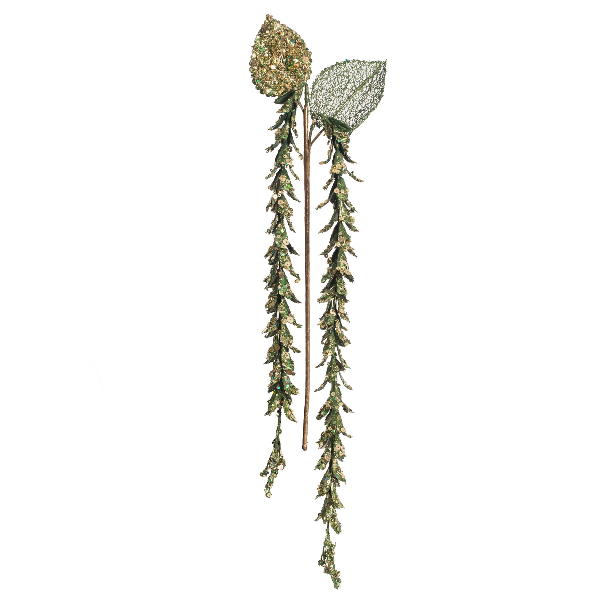 Vickerman 20" Green Pearl Hanging Lupin Artificial Christmas Spray ...
