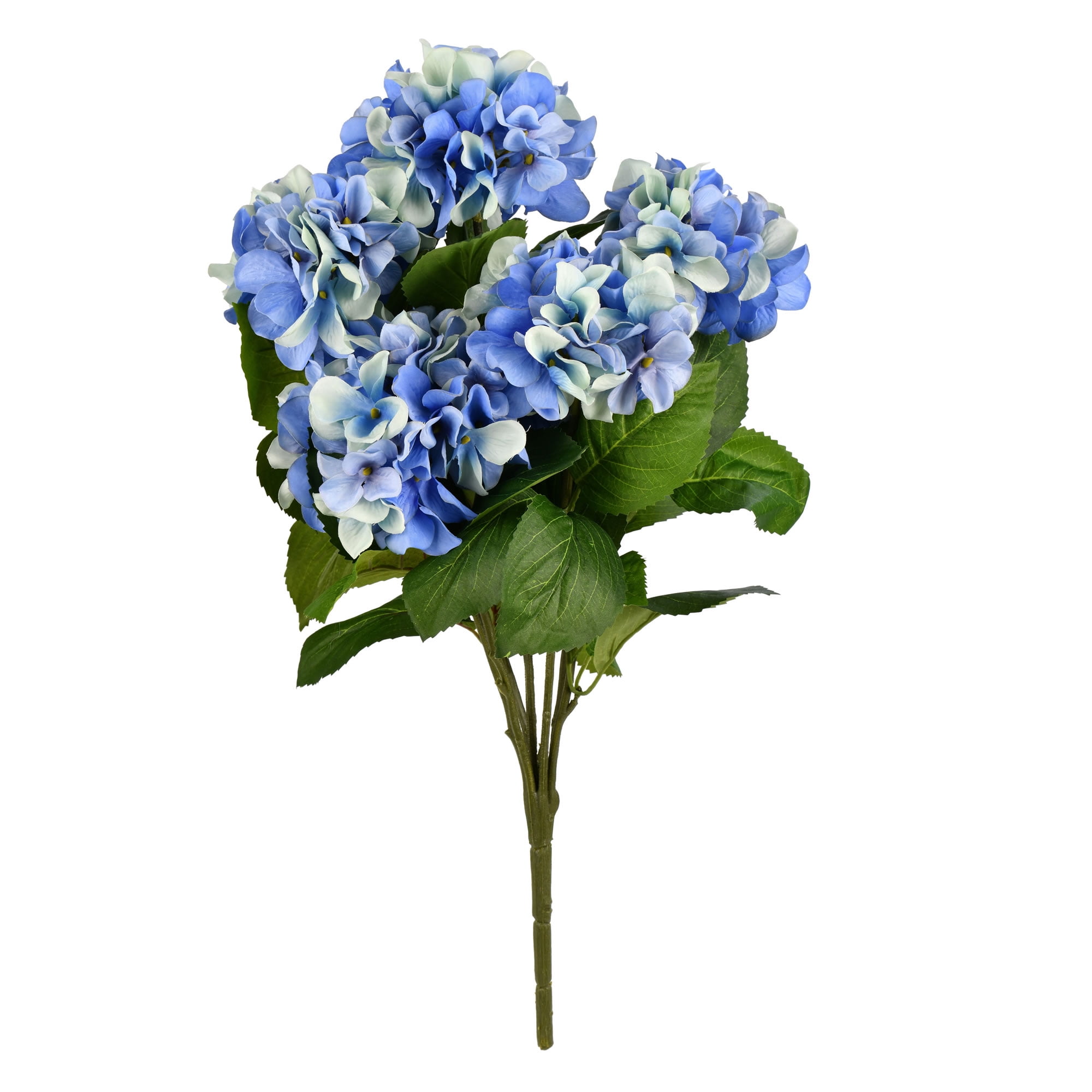 Vickerman 21" Artificial Blue Hydrangea Bush. - Walmart.com