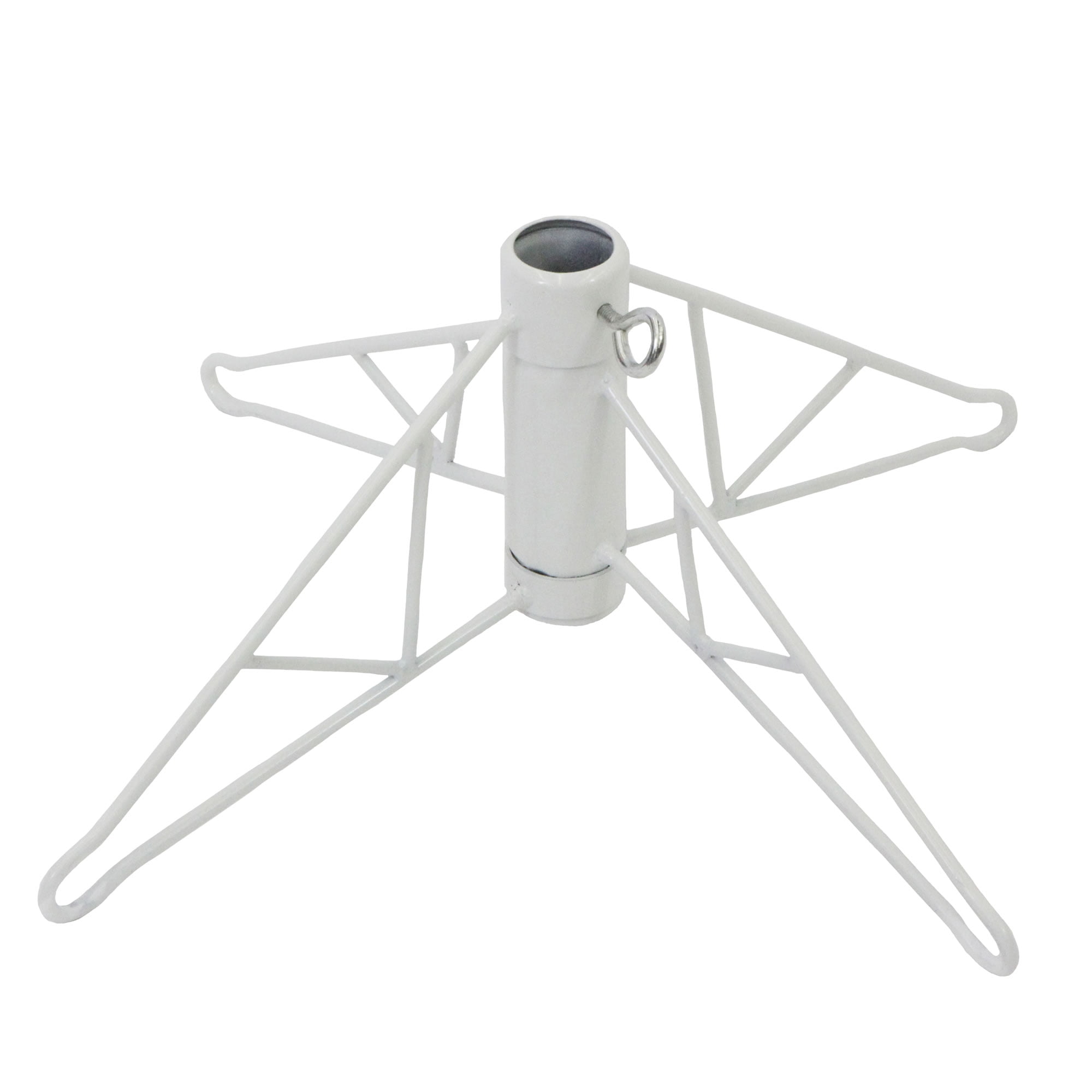 Vickerman 21" White Folding Metal Christmas Tree Stand - Walmart.com