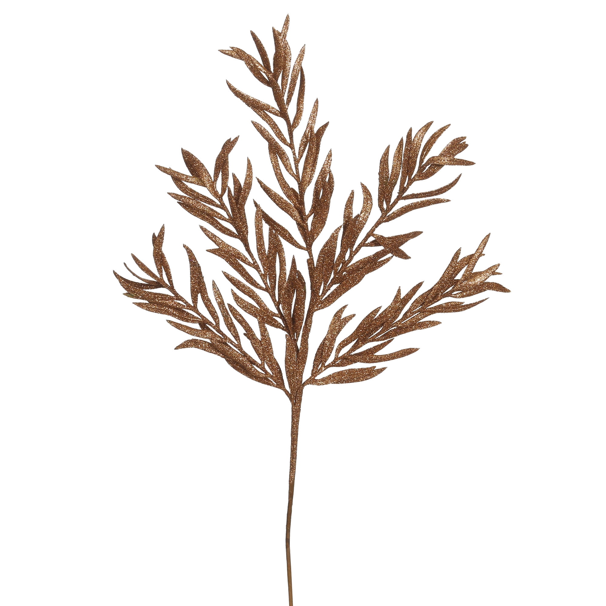 Vickerman 22" Copper Glitter Heather Spray 12/Bg - Walmart.com