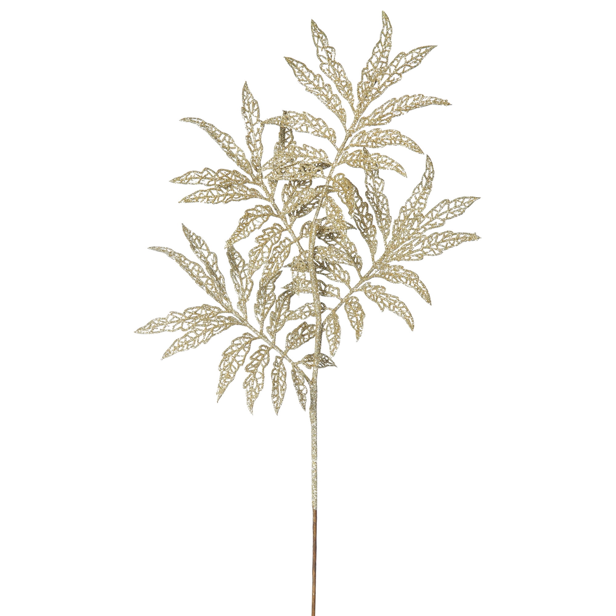 Vickerman 22" Gold Glitter Sumac Artificial Christmas Spray. Includes 6 sprays per pack ...
