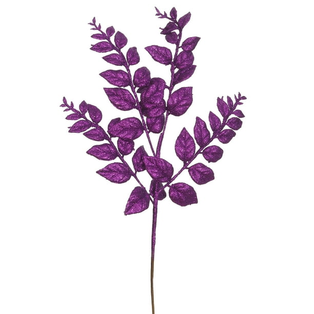 Vickerman 22" Purple Glitter Honey Locust Spray 12/Bg - Walmart.com