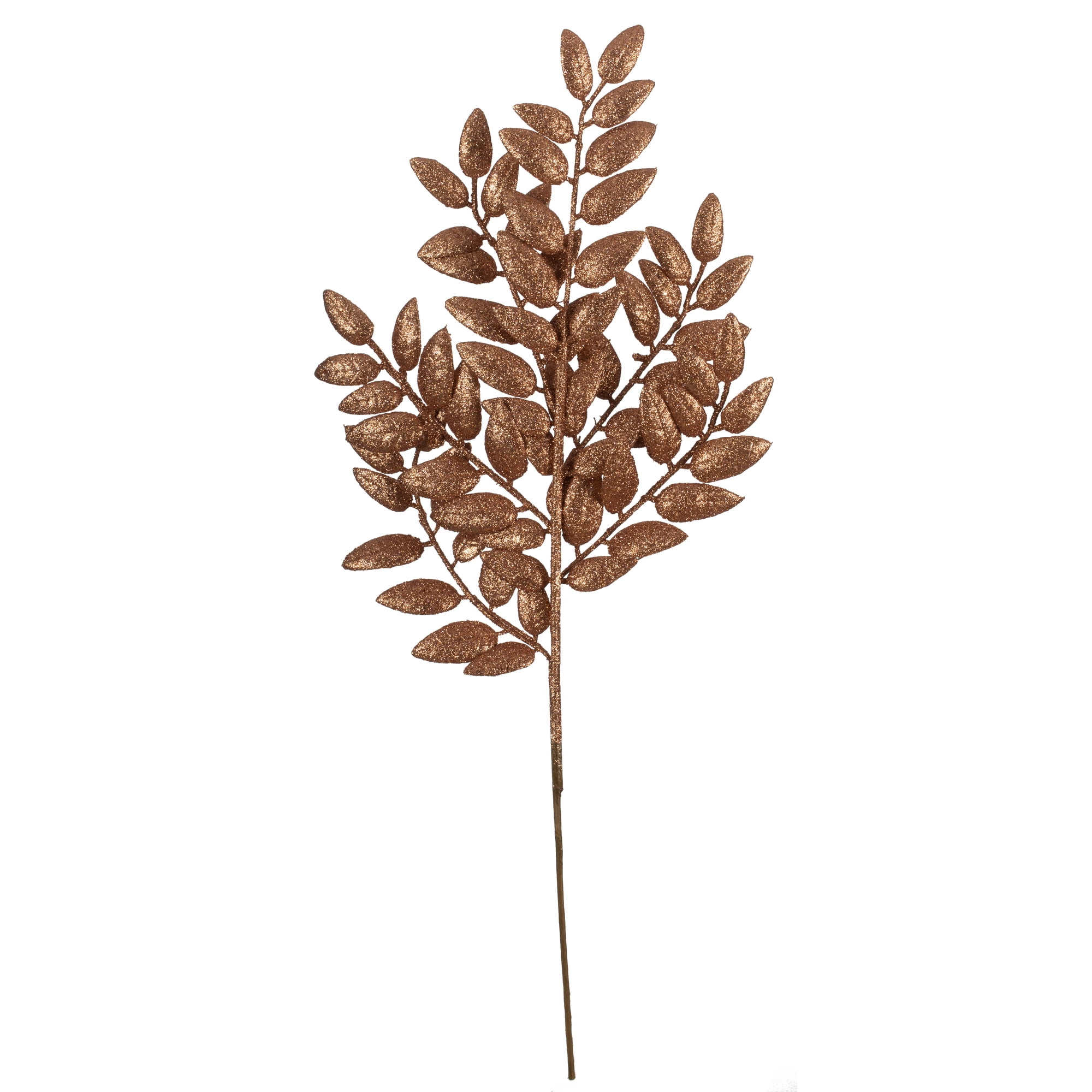 Vickerman 22" Rose Gold Glitter Honey Locust Artificial Christmas Spray ...