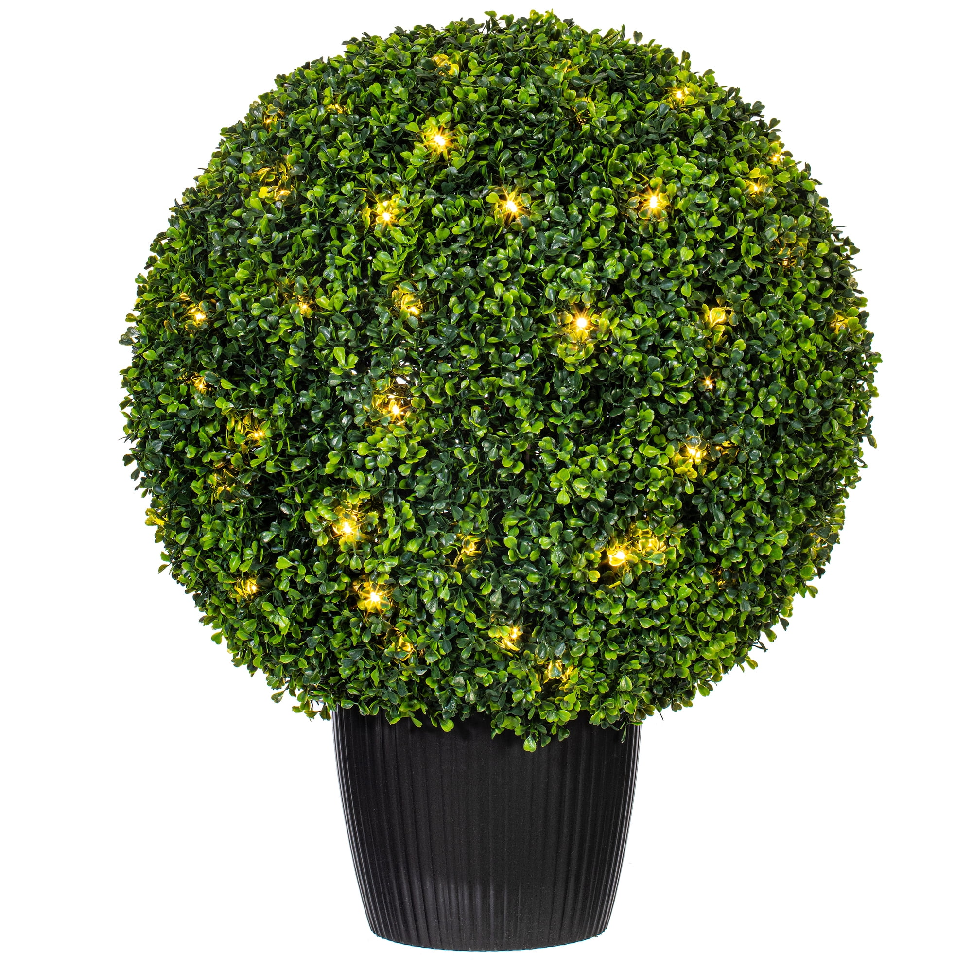 Vickerman 24" Artificial Green Boxwood Ball. - Walmart.com