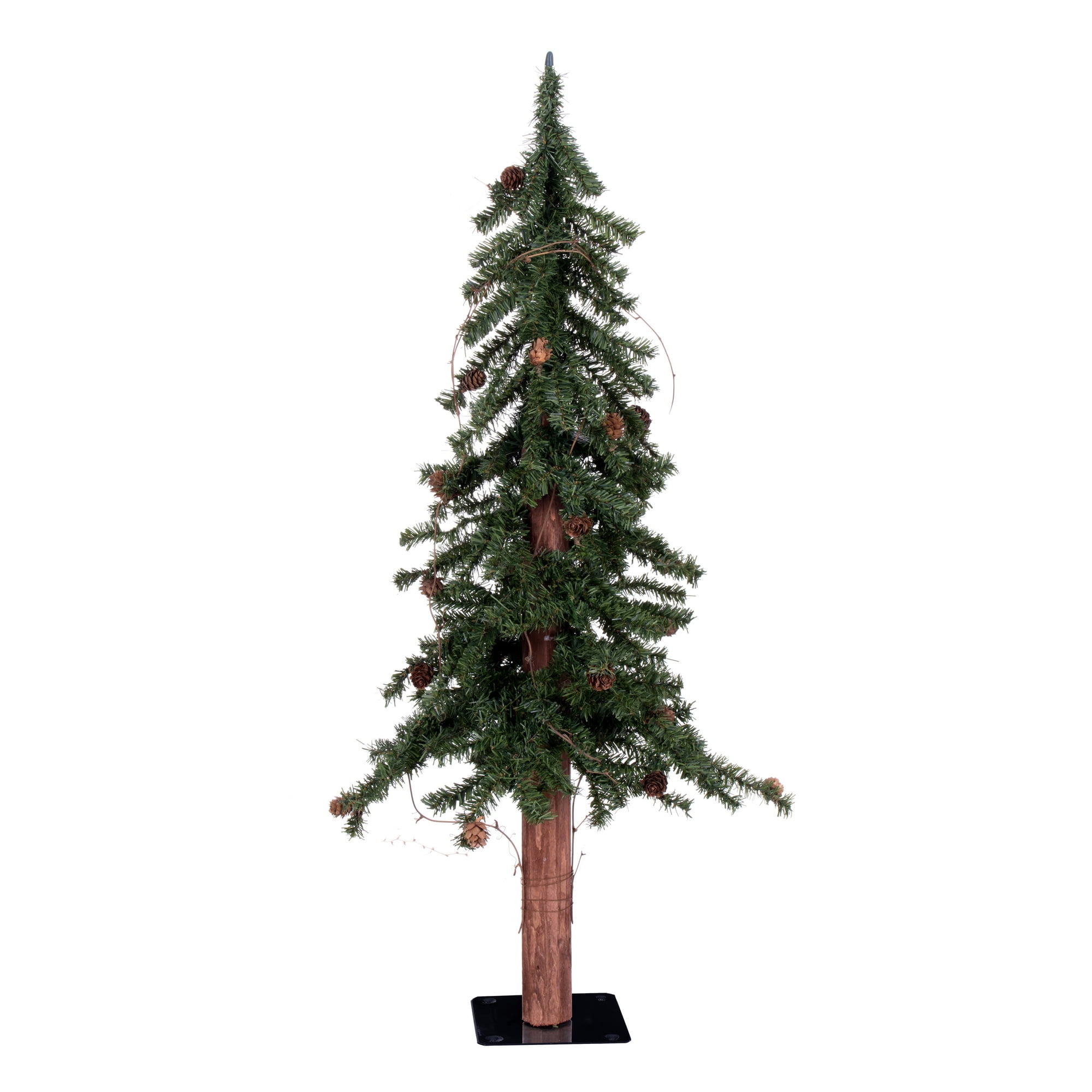 Vickerman 3' Alpine Artificial Christmas Tree, Unlit - Walmart.com