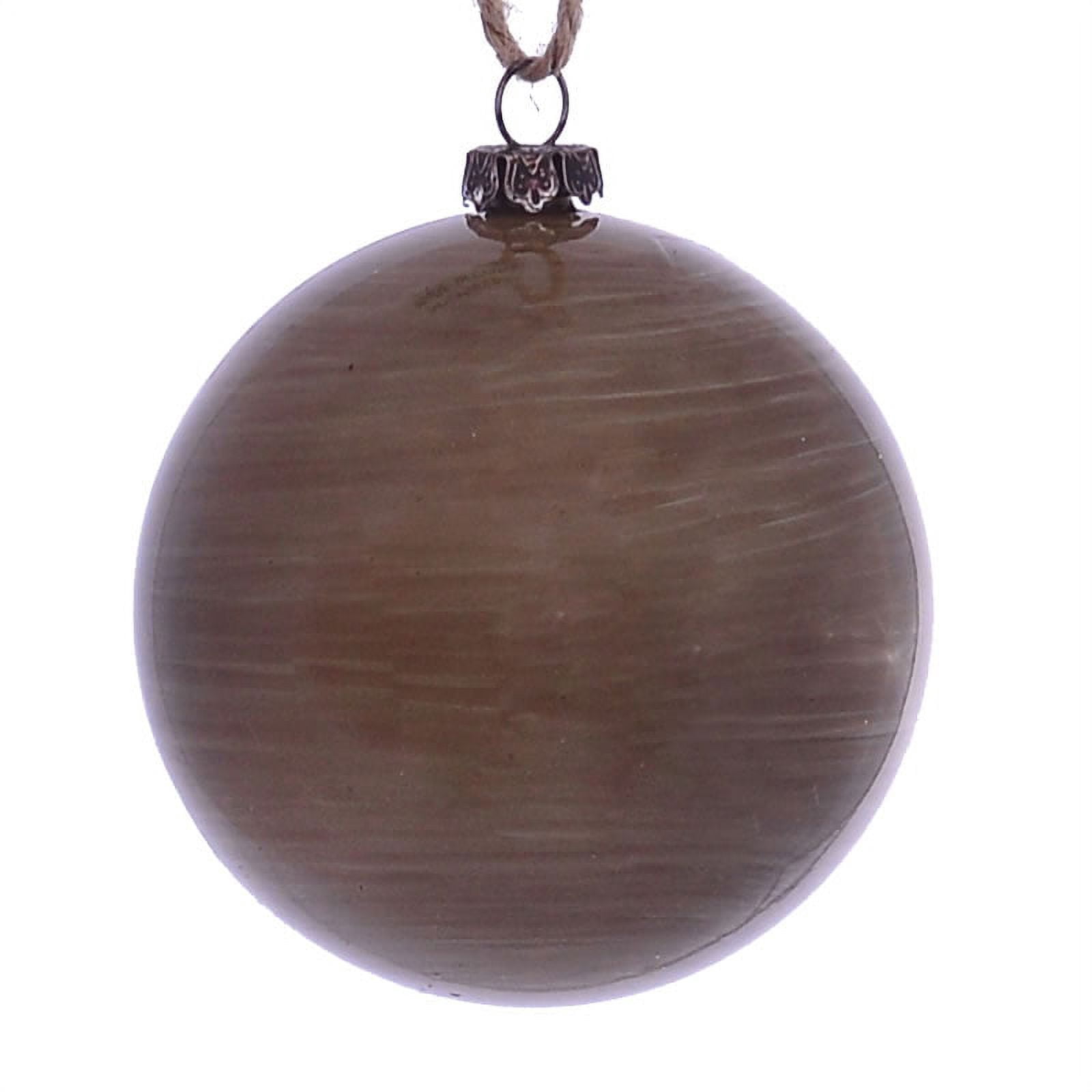 Vickerman 3" Pewter Wood Grain Ball Ornament. These ornaments are the ...