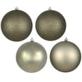 Vickerman 3" Wrought Iron 4-Finish Ball Ornament Assortment, 16 per Box ...