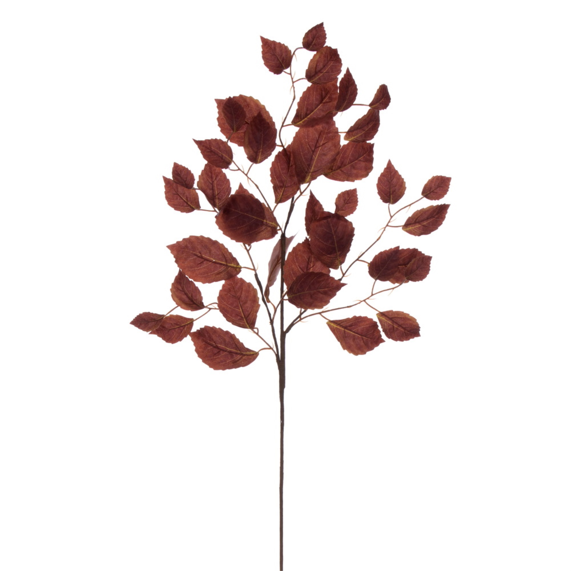 Vickerman 32" Dark Brown Artificial Leaf Spray, 3 per bag. - Walmart.com