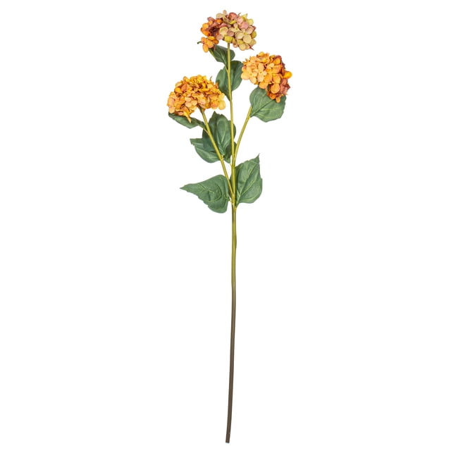 Vickerman 33" Golden Yellow Artificial Hydrangea Spray with Three ...