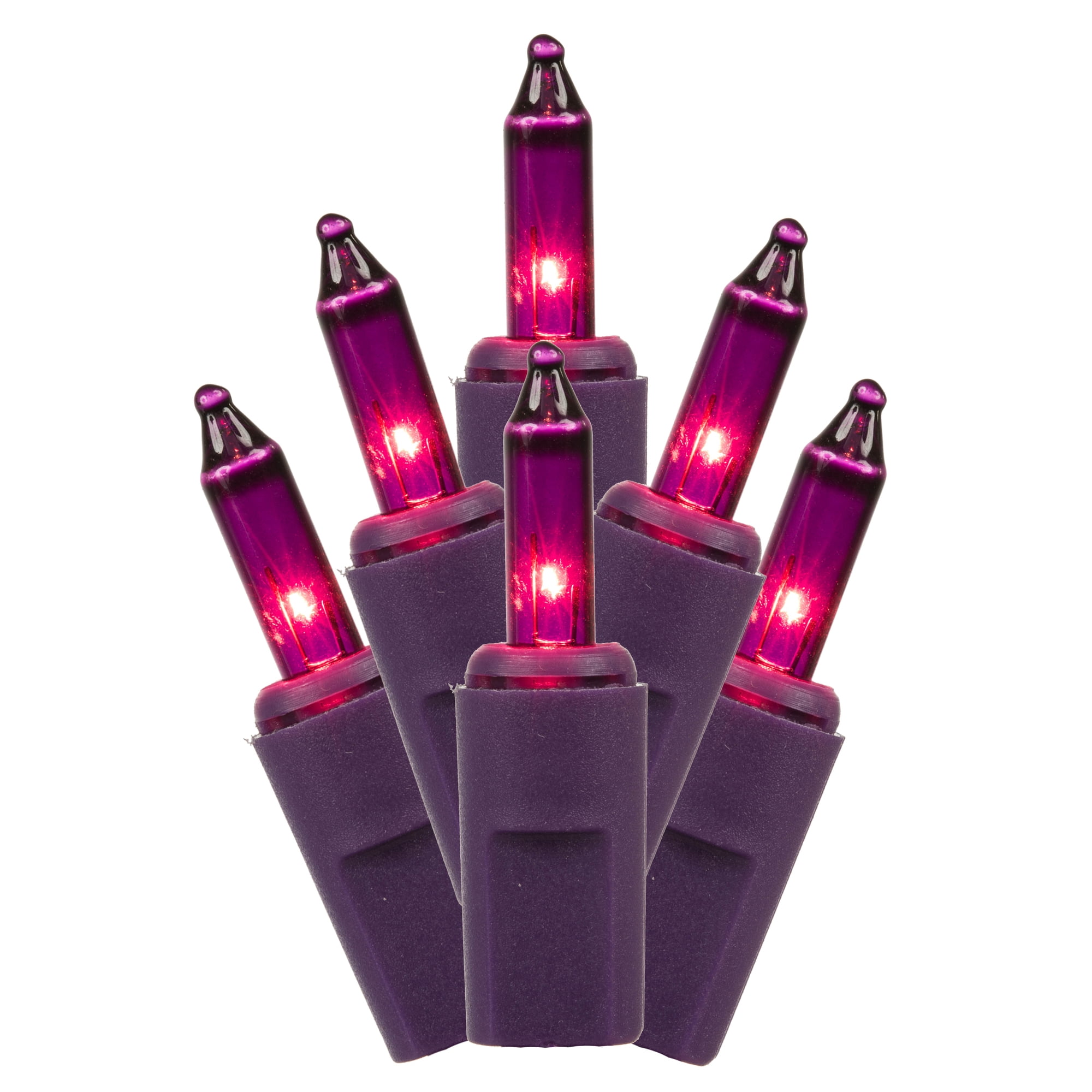 Vickerman 35 LED Mauve Dura-Lit Light on Mauve Wire, 26' Christmas ...
